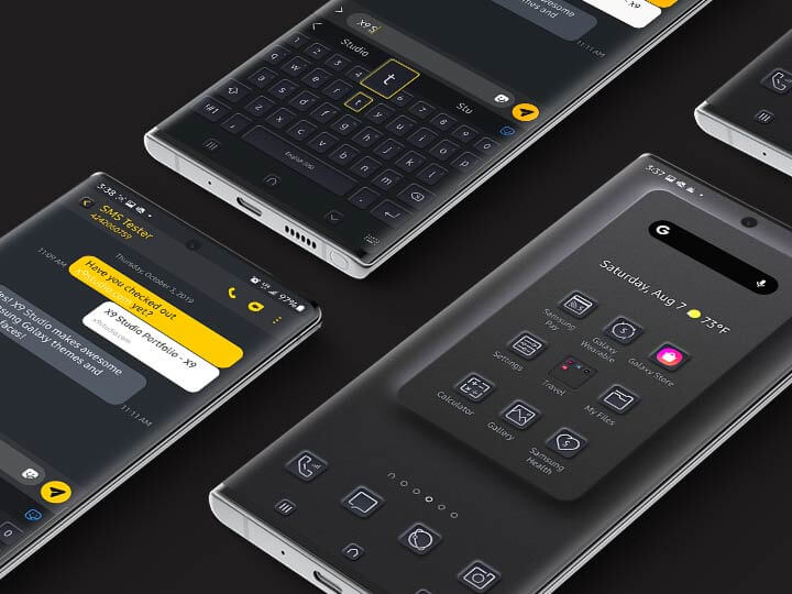 X9 Studio Samsung Theme: X9 Dark UI 2 - X9 Studio